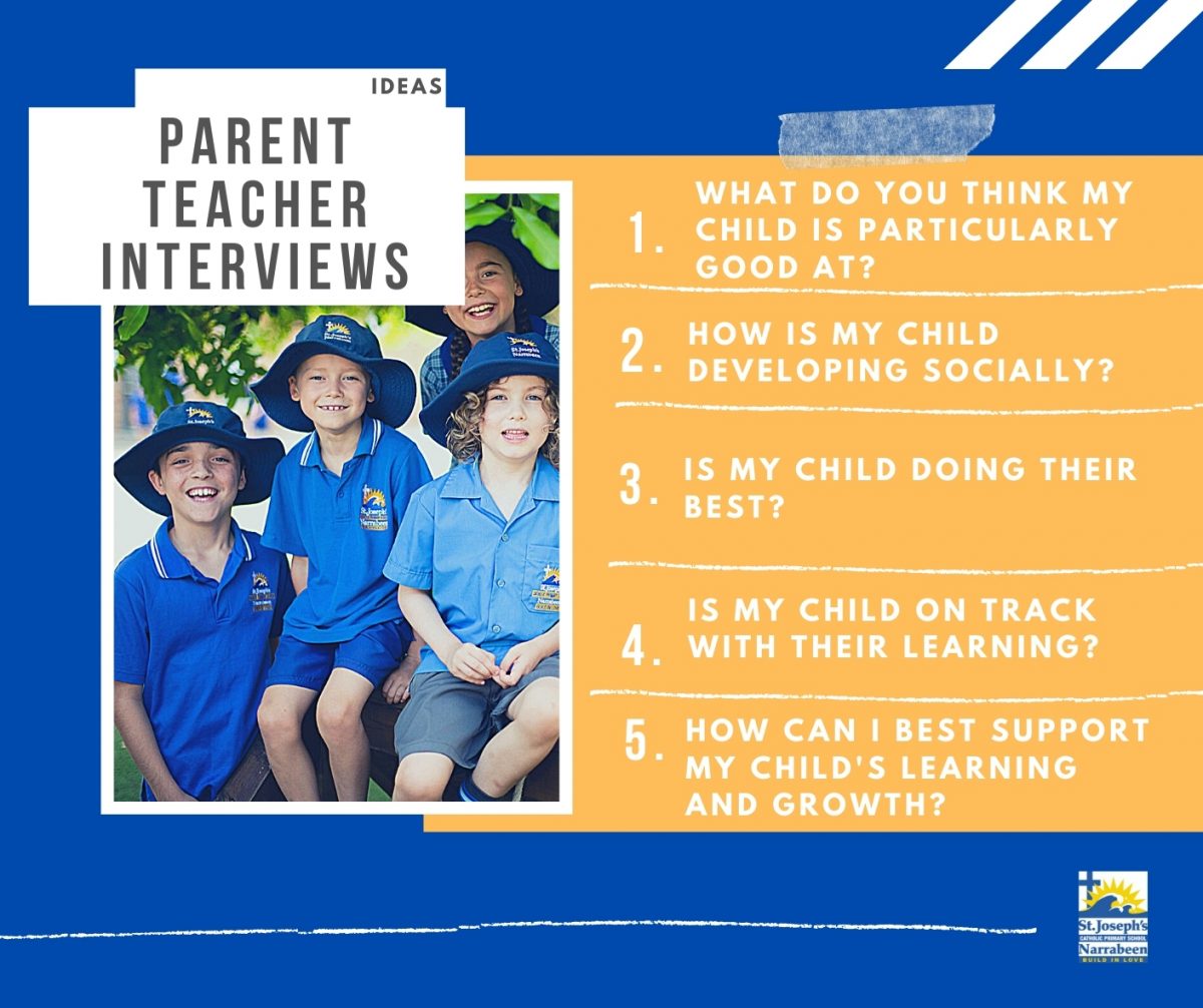 Three Way Parent-Teacher-Student Interviews - St Joseph's Narrabeen