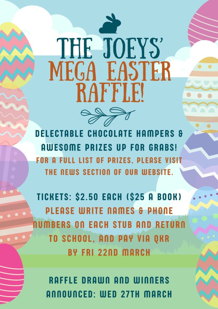 2024 Mega Easter Raffle information - St Joseph's Narrabeen